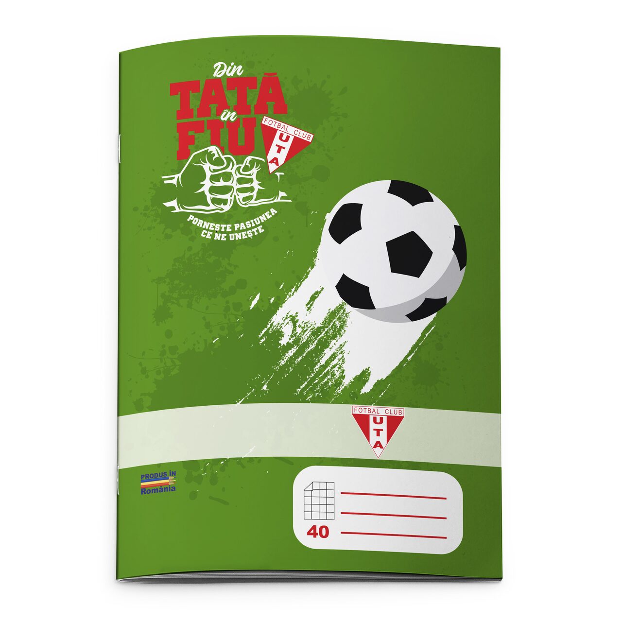 Caiet A5 40 file aritmetica UTA, DIN TATA IN FIU - Libra